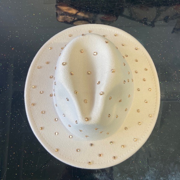 Accessories | Rhinestone Fedora Hat | Poshmark